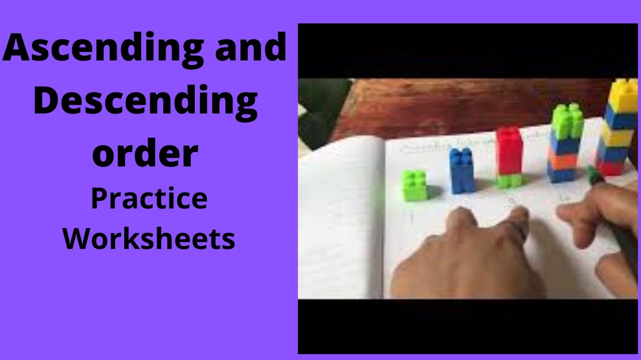 How to teach ascending and descending order#worksheets# homeschooling ...