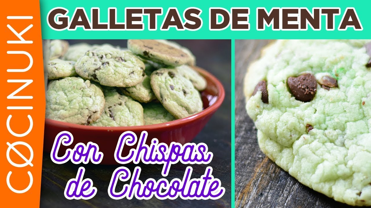 Como Hacer Galletas De Menta y Chocolate, Receta Facil Paso por Paso, Tutorial | COCINUKI - YouTube