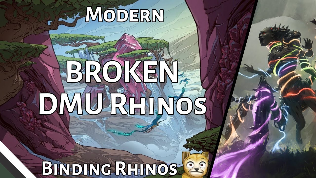 BROKEN DMU Rhinos | Binding Rhinos | DMU Modern | MTGO - YouTube