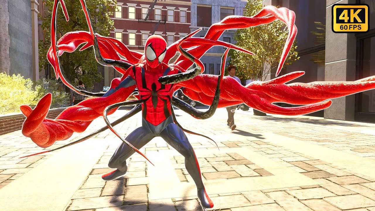 How do you rate this sensational Spider-Man with red tendrils? - YouTube