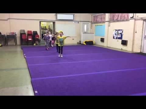 Zombie walk routine - YouTube