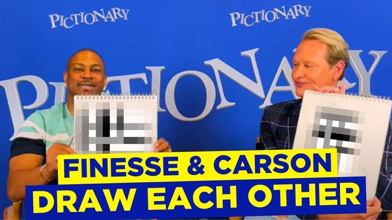Challenging Finesse Mitchell and Carson Kressley To Draw Each Other's ...