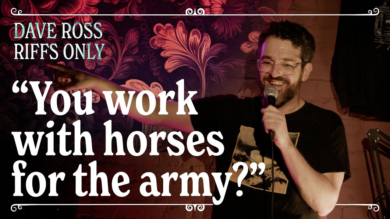 Dave Ross Standup Comedy || The Army's Horse Guy || Riffs Only #2 - YouTube