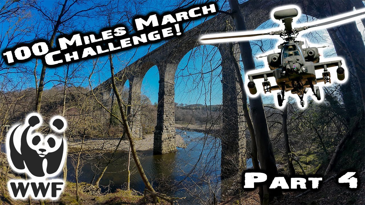 Hiking to Lambley Viaduct + Apache Helicopter Flyover! |100-Mile Walk for WWF |🚁🌉 Part 4 - YouTube