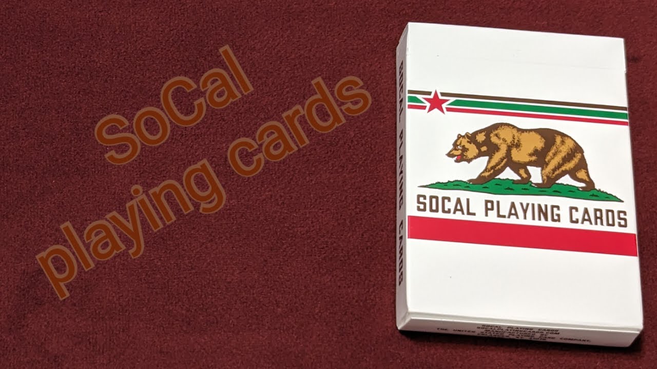 Daily deck review day 71 - Socal playing cards playing cards By socal ...