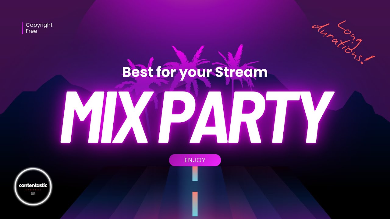 55 Minutes Full Long Mix EDM Music Streaming Twitch Live Stream YouTube ...