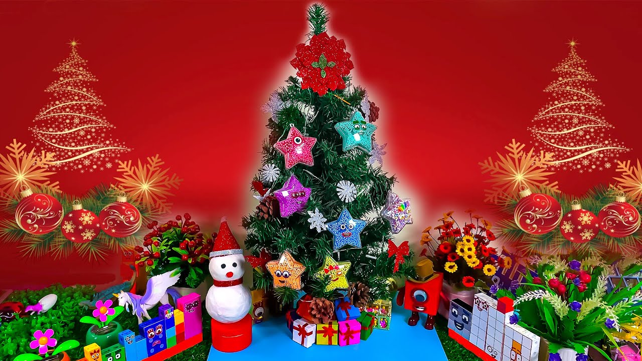 Numberblocks - Look for The Numberblock Star and Decorate The Christmas ...