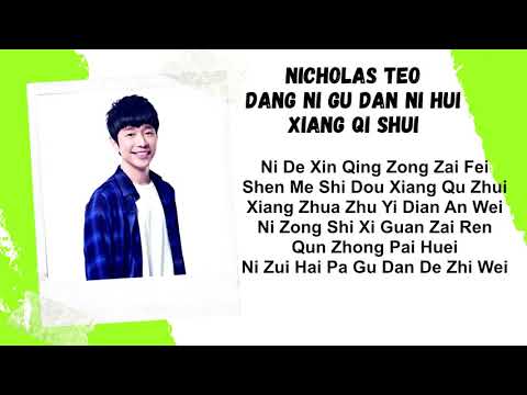 Nicholas Teo -- Dang Ni Gu Dan Ni Hui Xiang Qi Shui | 当你孤单你会想起谁 Lyrics ...