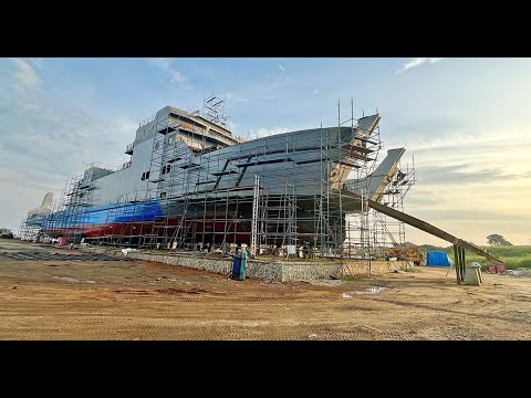 SECO Marine (U) Ltd - M.V. MPUNGU Shipbuilding Timelapse - YouTube