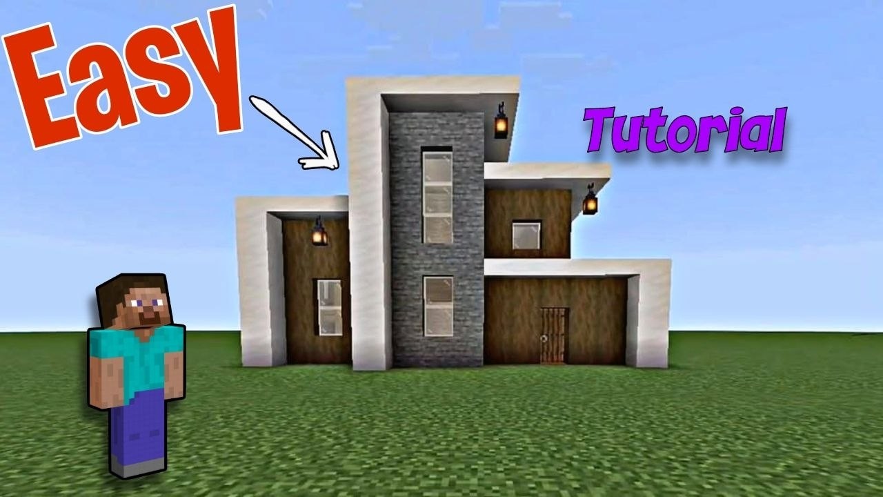 How to Build a Modern House in Minecraft (Step-by-Step Tutorial) - YouTube