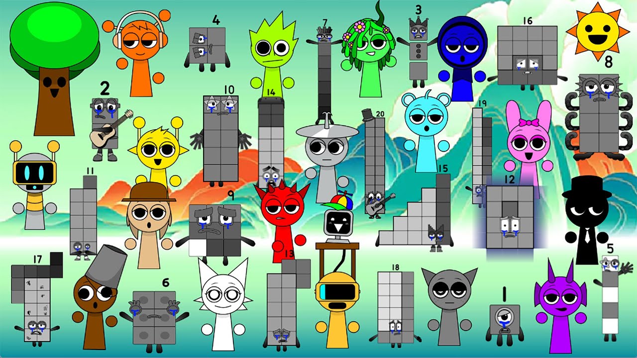 The Duel Of Top Superstars: Sprunki (But Its A Uncannyblocks Band) But ...