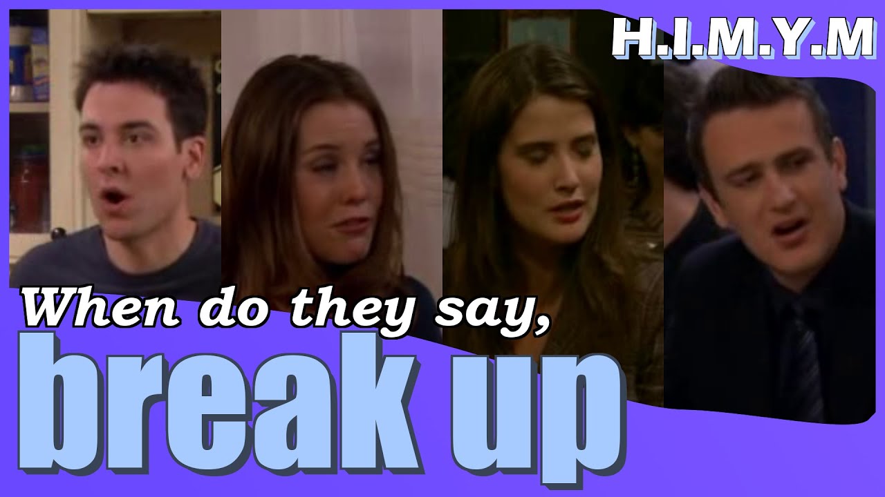 [미드영어]〔1/5〕 「H.I.M.Y.M break up」 정말 68번이나 말했어? 확인해보자!! - YouTube