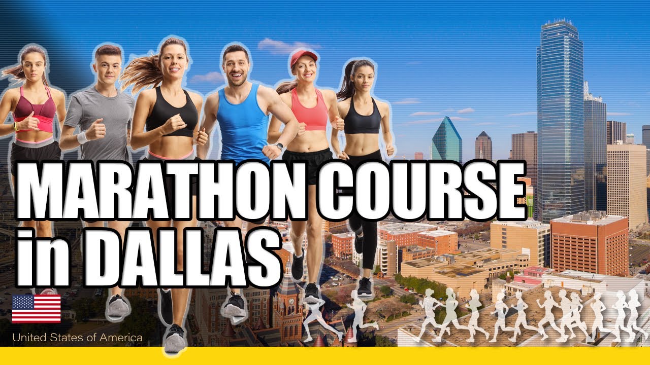 Marathon course at Dallas Marathon - YouTube