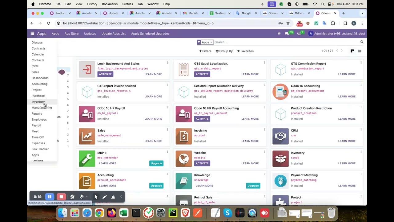 Internal Stock Transfer || Odoo || GeoTechnoSoft - YouTube
