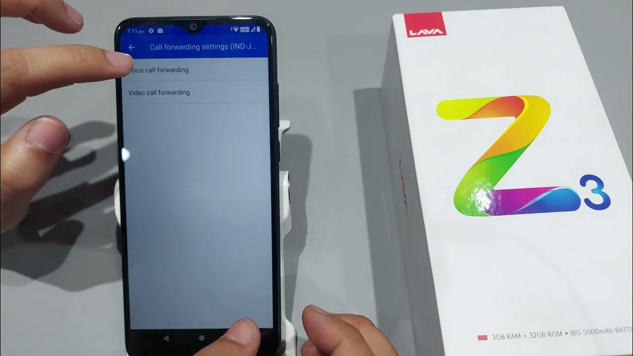 Lava z3,z3 pro call forwarding setting ,lava z3 me call forwarding kaise kare | Forward call ...