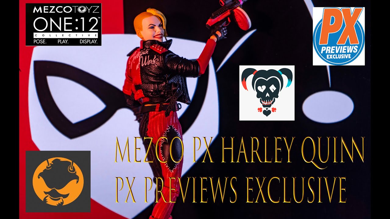 Mezcotoyz harley quinn PX Previews Exclusive 小丑女 開箱 - YouTube