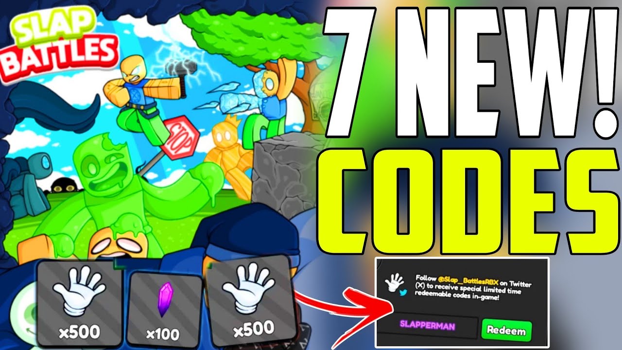 NEW update SLAP BATTLES ROBLOX CODES 2025 - SLAP BATTLES CODES 2025 ...