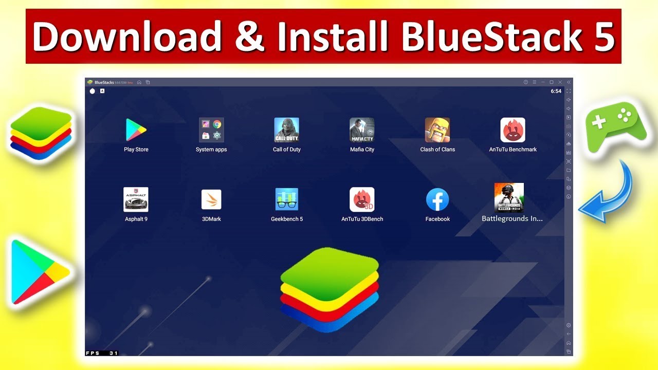 how to download and install bluestacks 5 on windows 11 - YouTube