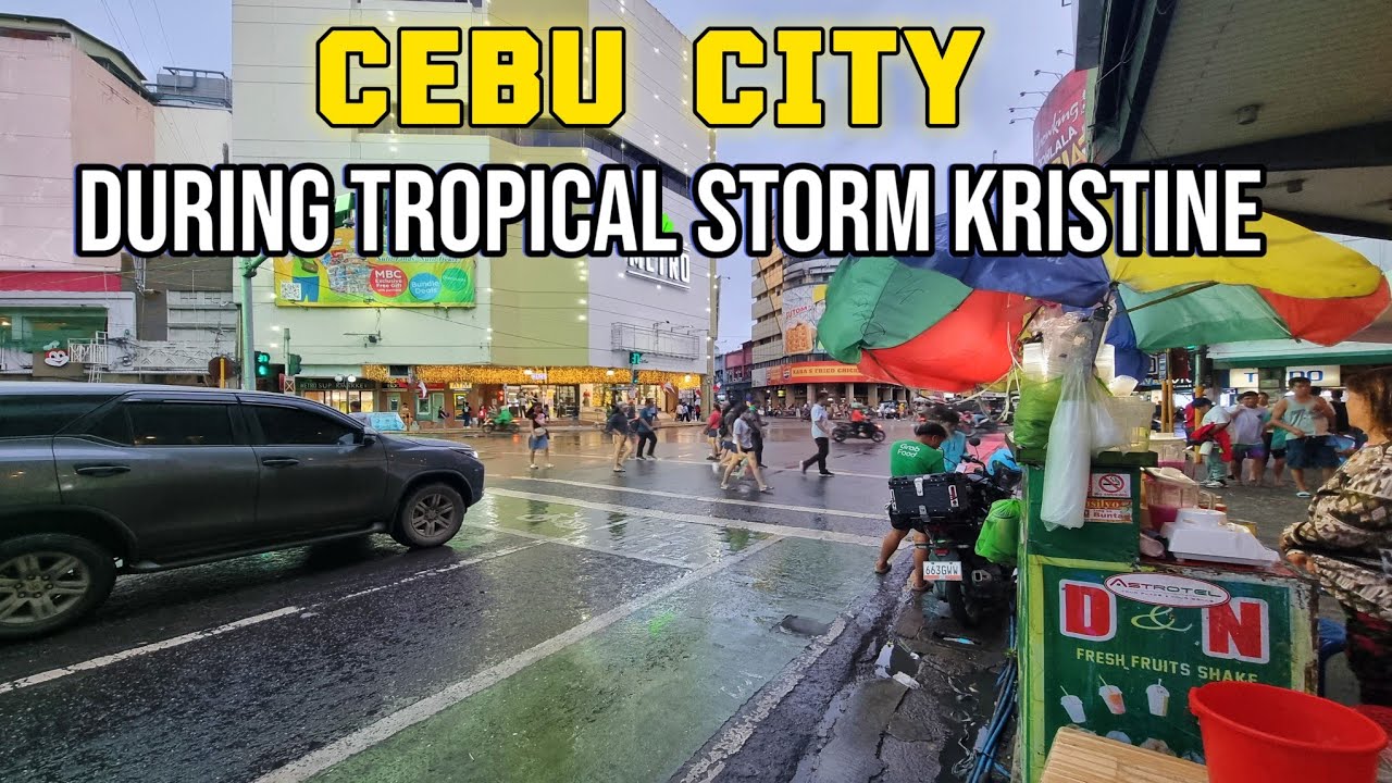 Cebu City During Tropical Storm Kristine| 23rd October. Updated waking ...