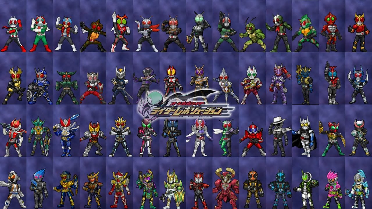 All Kamen Rider: Rider Revolution All Finishers w/ DLC Characters ...