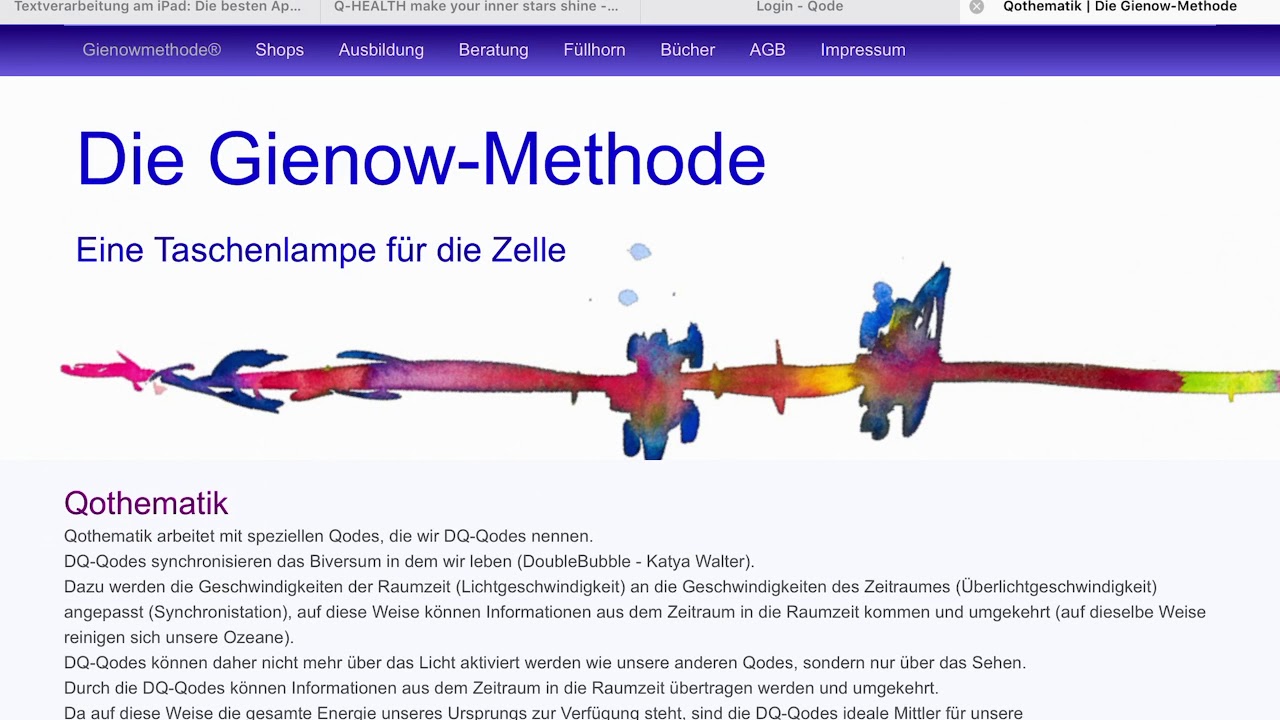 Gienowmethode.de - Einleitung - YouTube
