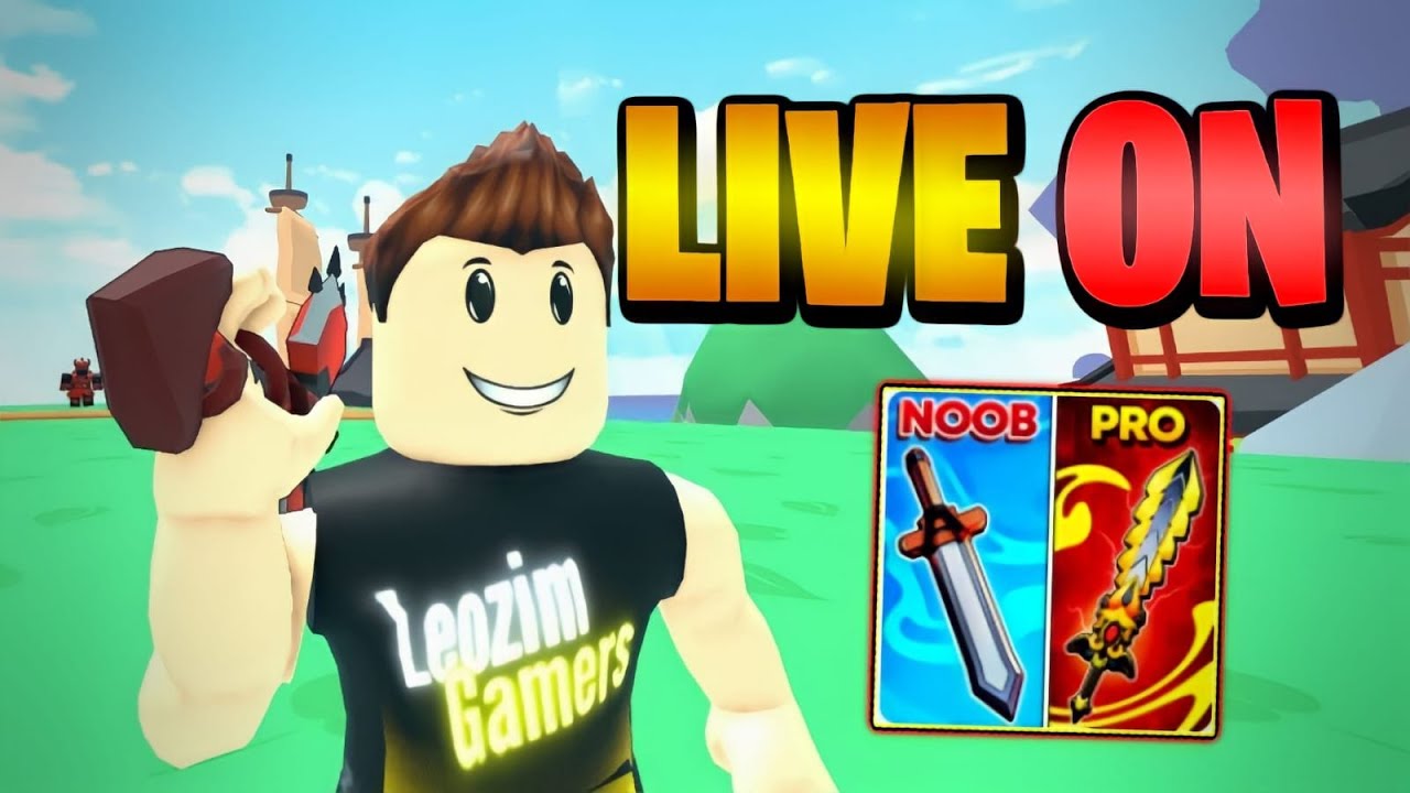 LIVE DO NOVO SIMULATOR DE SWORD💥(Sword Fighters Simulator)💥 - YouTube