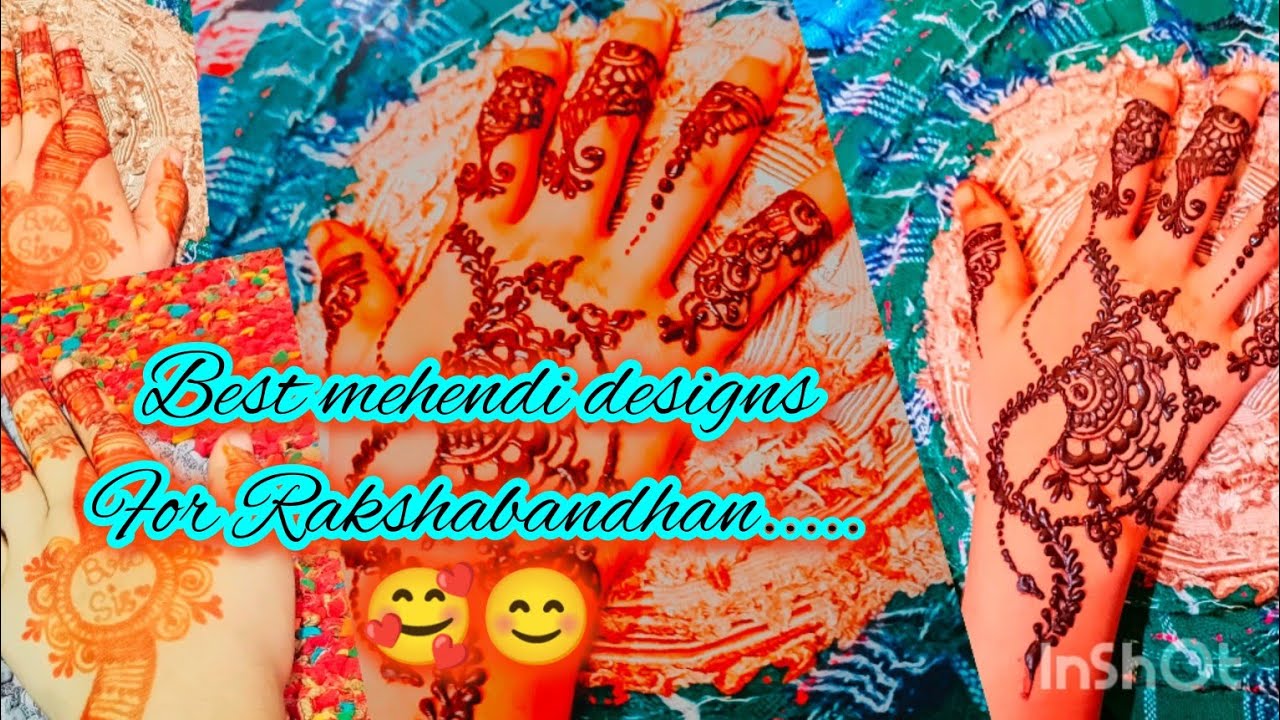 Mehendi designs for Rakshabandhan...... Rate out of 10.... 🤔🥰#comment # ...