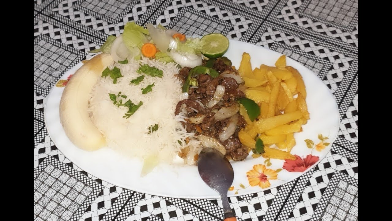 Bariis iyo hilib qado dhameestiran oo macaan - YouTube