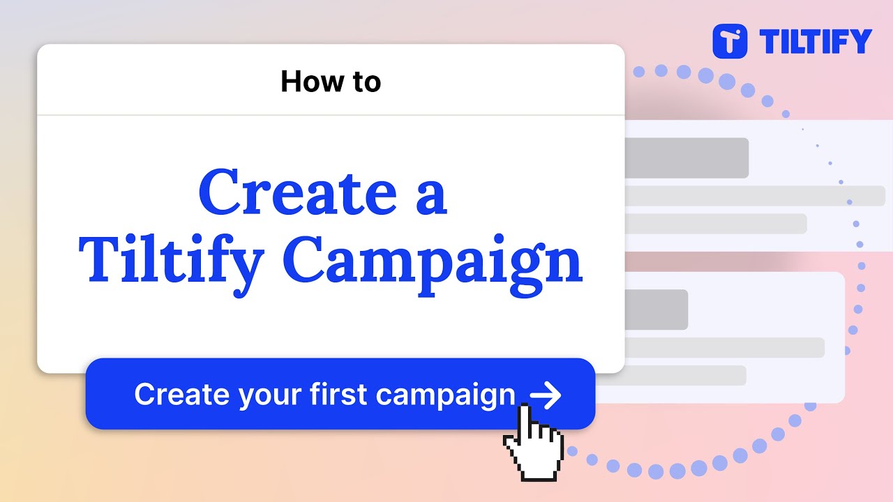 Create a Tiltify Campaign | Tiltify - YouTube