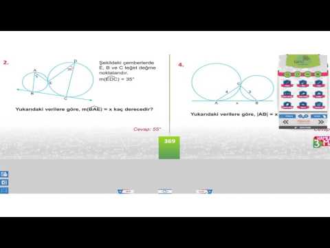 çember ders 12   teğet çemberler