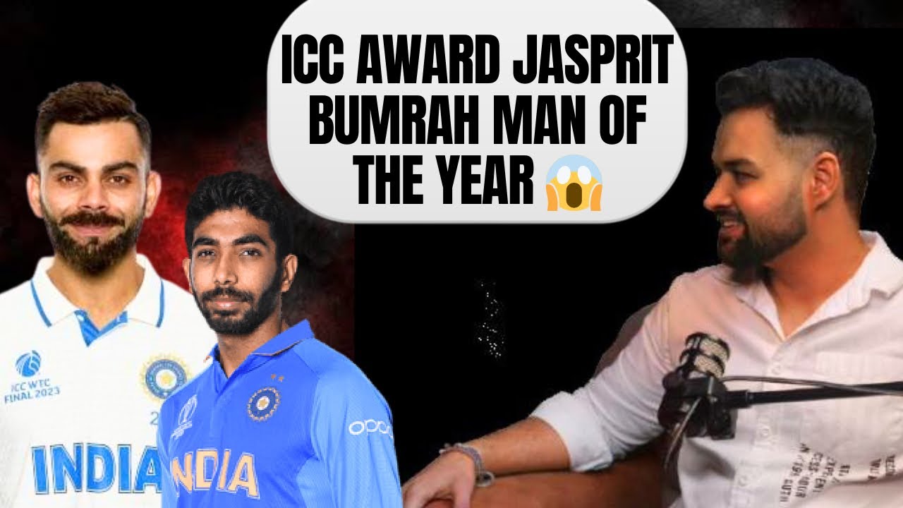 Jasprit Bumrah won Man of the year Award from ICC 🤯 After Virat he is ...