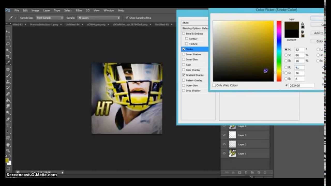 Gfx: Icon Tutorial - YouTube