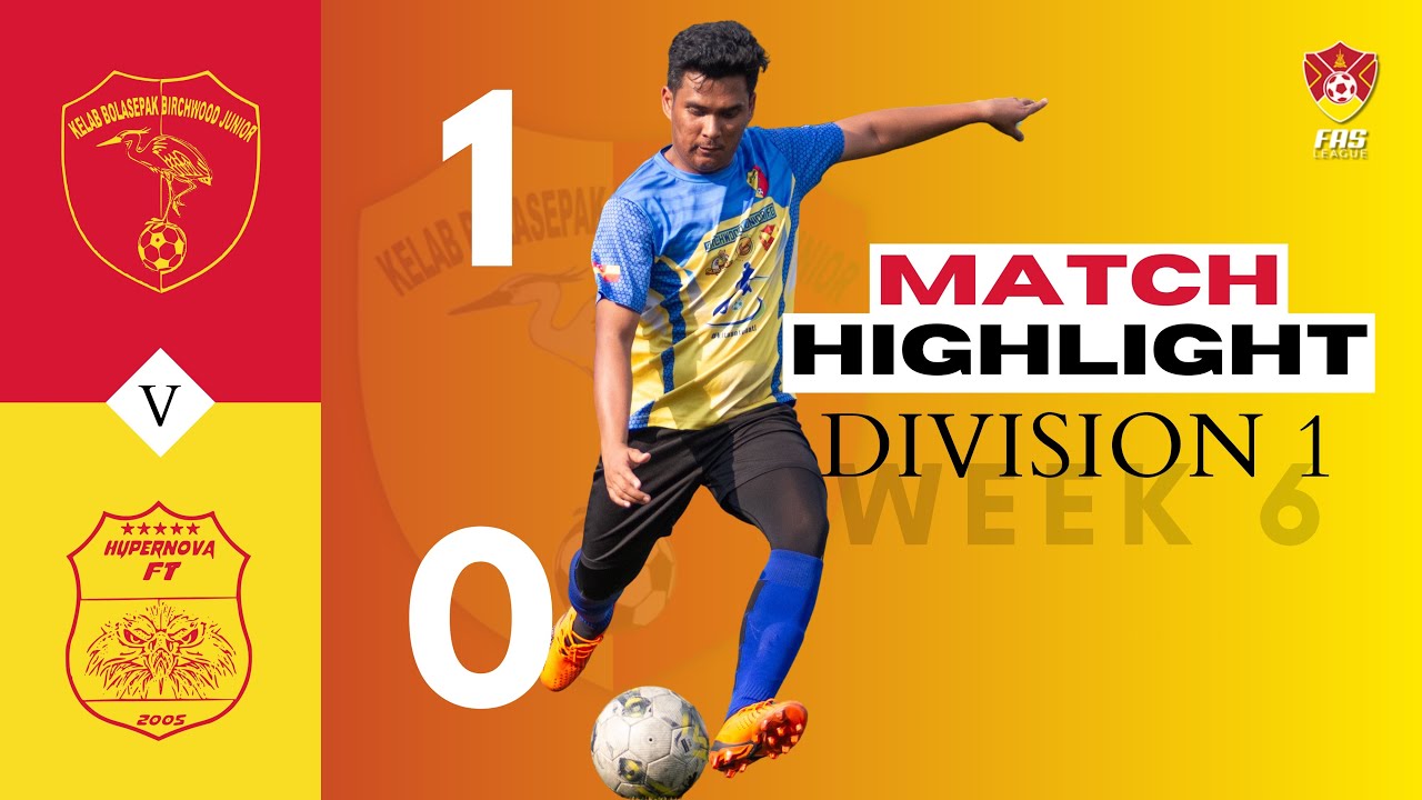 HIGHLIGHTS - KBBJ 1-0 HYPERNOVA - LIGA BAHAGIAN 1 2024 GROUP A (WEEK6 ...