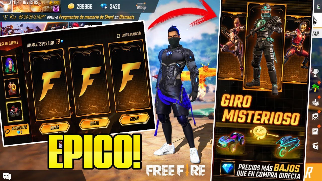 ¡ASÍ FUNCIONA EL NUEVO EVENTO WEB GIRO MISTERIOSO EN FREE FIRE!! MUCHAS ...