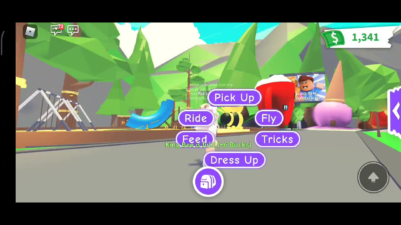 making neon fly ride king bee, adopt me, roblox @PlayAdoptMe @Roblox ...