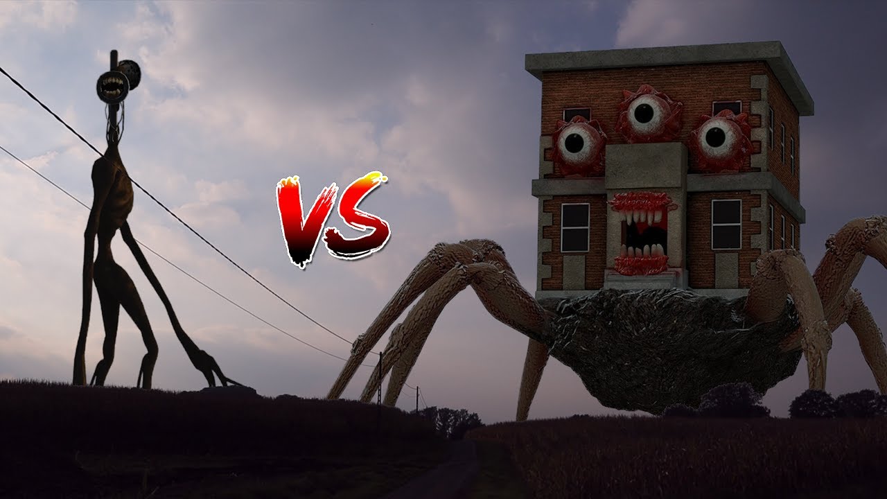 Siren Head VS Living Building - YouTube