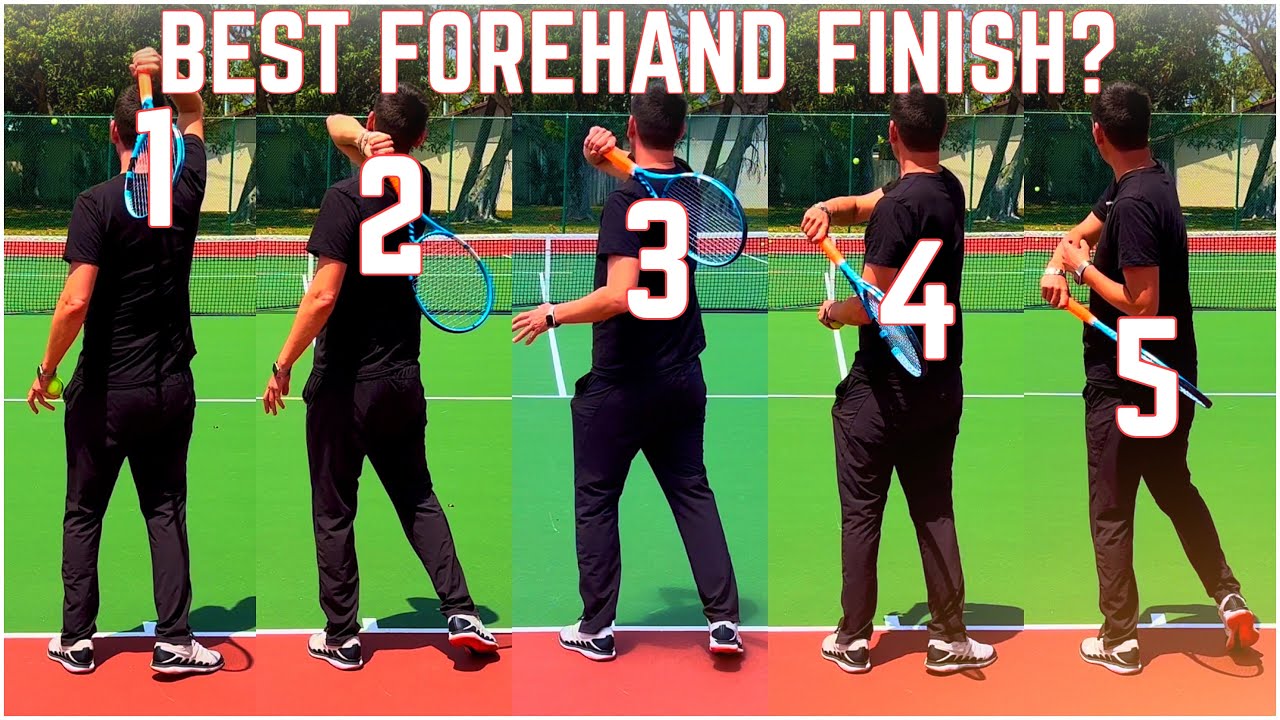 The 5 Forehand Finishes | Which one Works Best for Rec Level? - YouTube