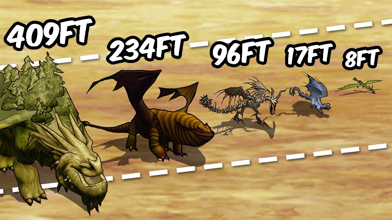 The 10 Biggest Mystery Class Dragon From How To Train Your Dragon - YouTube