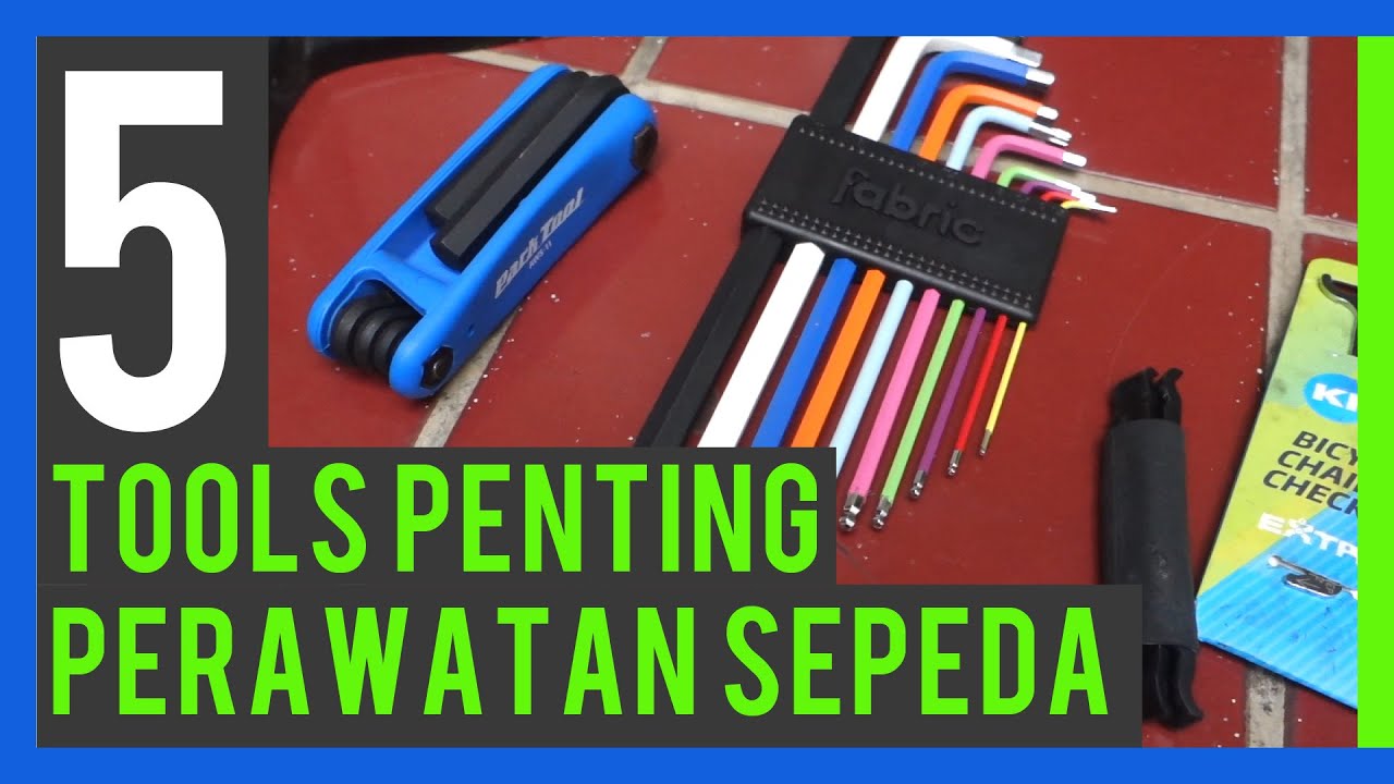 5 TOOL WAJIB UNTUK SEPEDA - YouTube