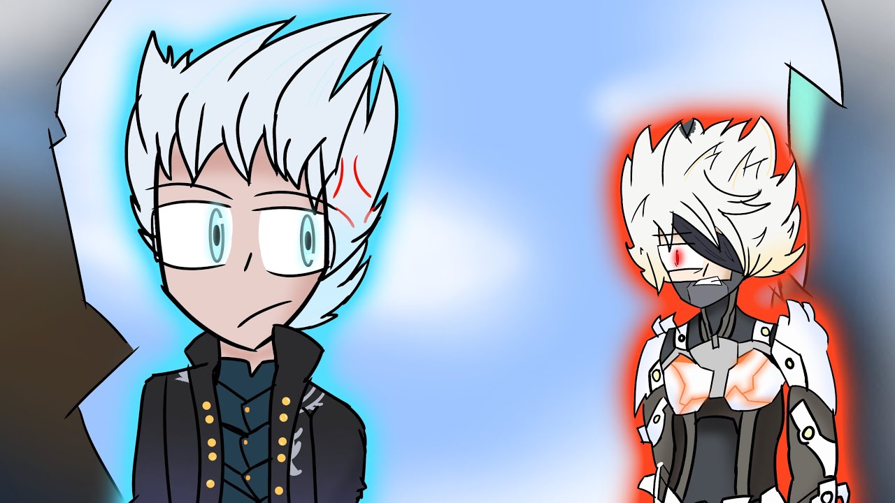 Raiden and Donte(poorly drawn Dante)Vs Vergil (Rivals of Aether Modded ...