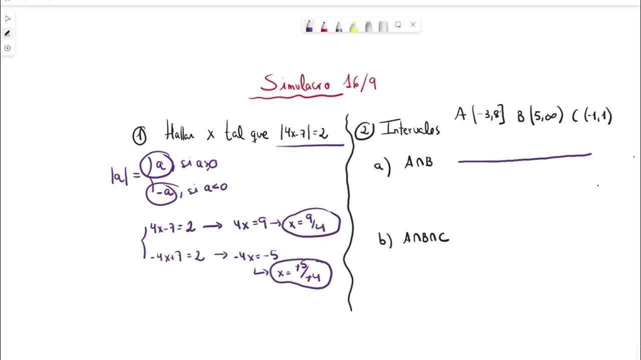 Valor absoluto + Intervalos - YouTube