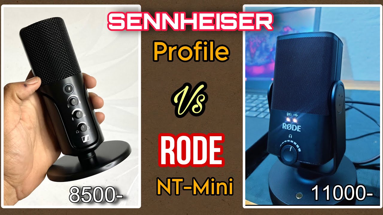 SENNHEISER Profile Vs RODE NT USB mini Microphone Comparison || Best ...