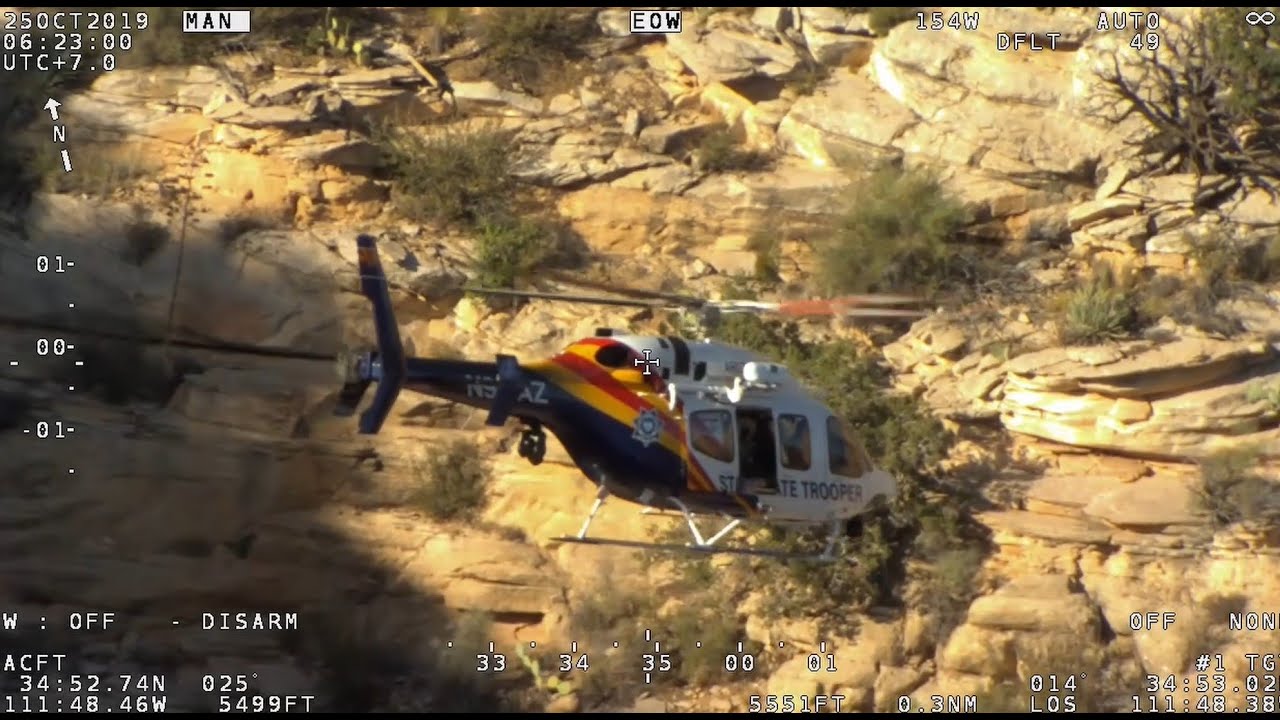 Air Rescue - Bell 429 Hoist rescue - Thunder Mountain - Sedona AZ - YouTube