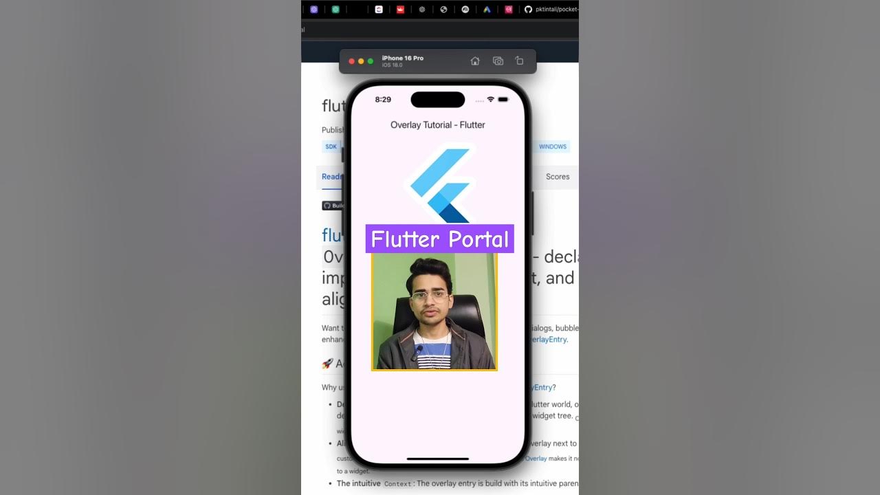 Overlays Made Easy with Flutter Portal ️ #flutter #development - YouTube