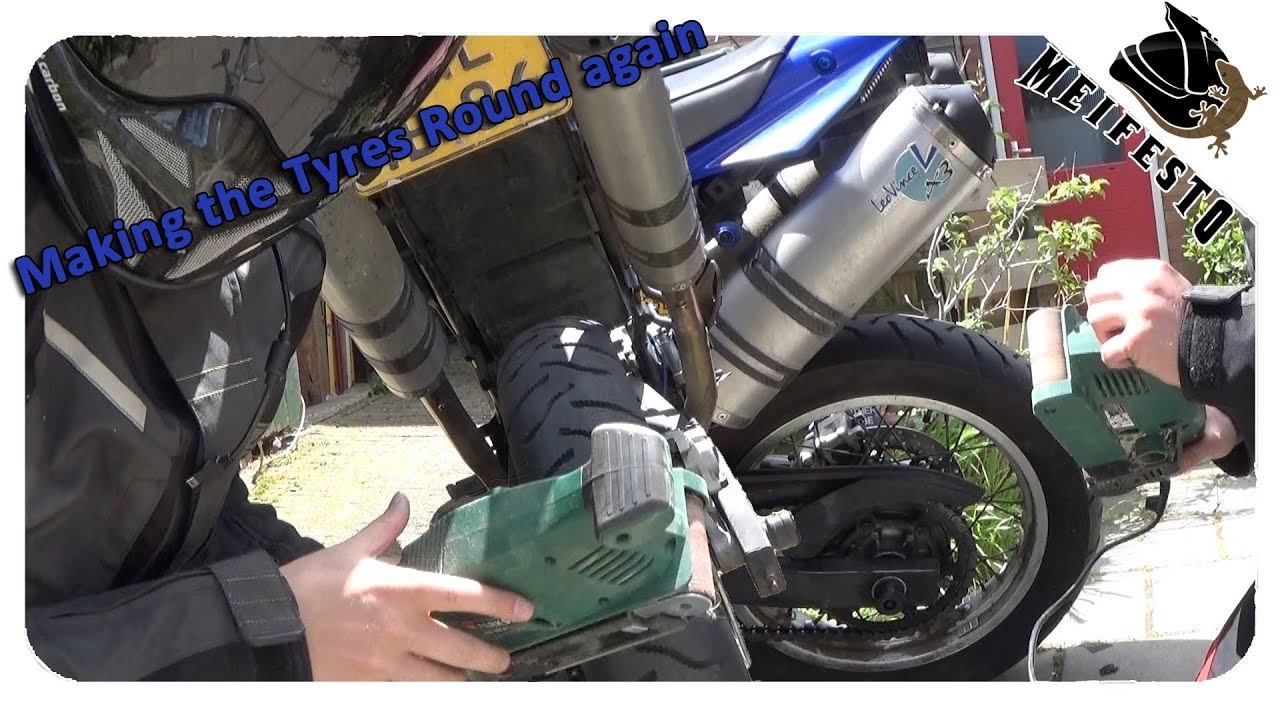 How to Make Square Motorcycle Tyres Round Again - YouTube