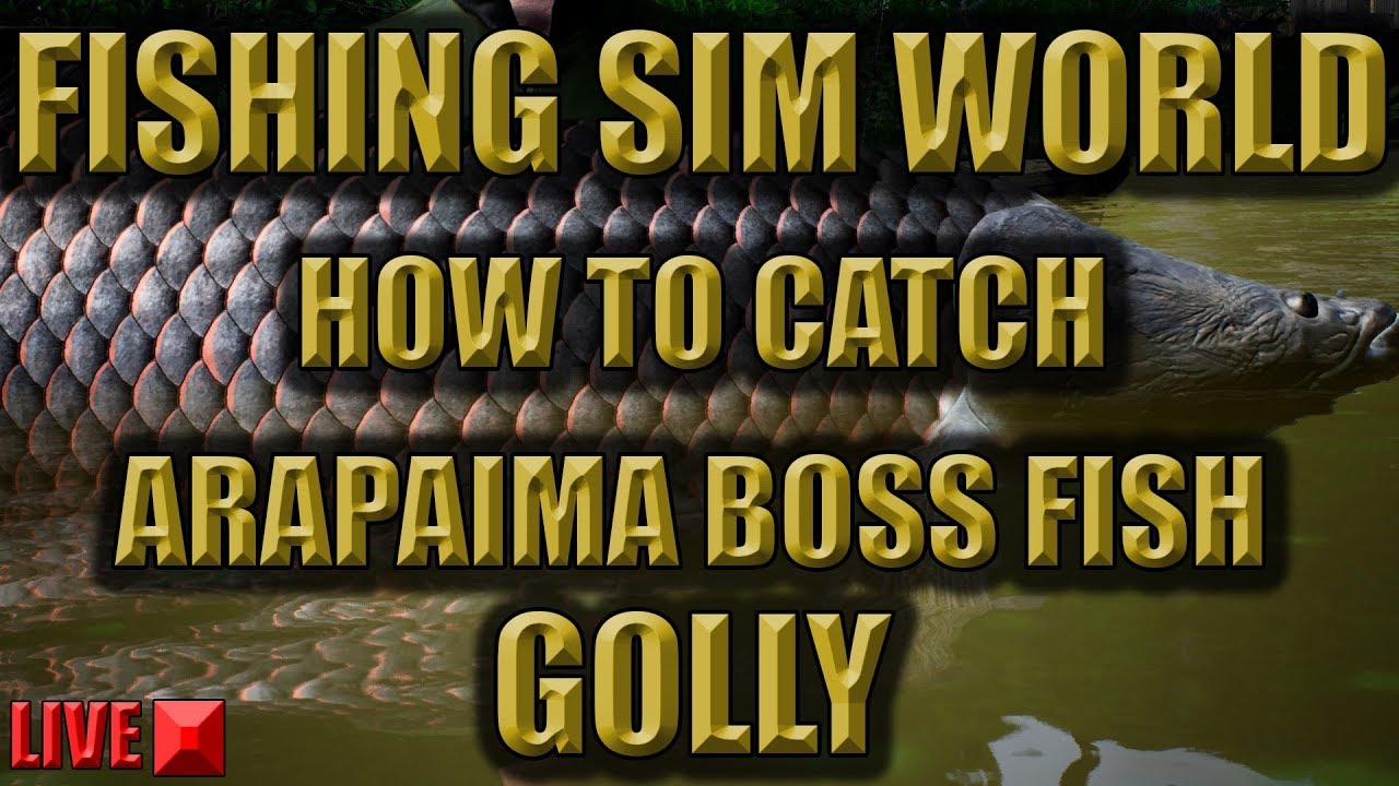 FISHING SIM WORLD PRO TOUR - HOW TO CATCH BOSS ARAPAIMA BOSS FISH ...