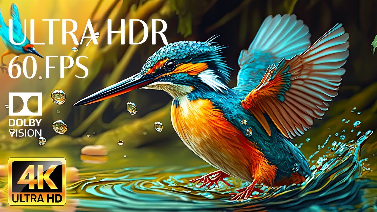 IMPRESSIVE ANIMALS 4K Videos With Soothing Music - 4K HDR 60fps Dolby ...