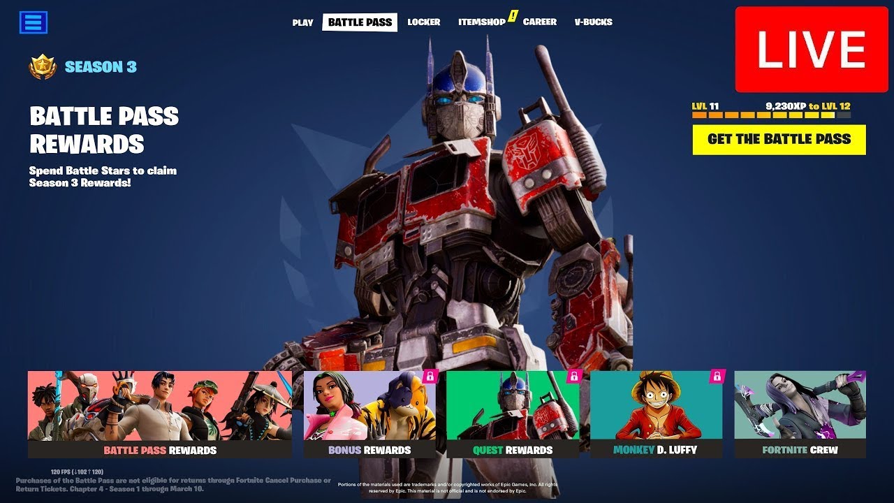 🔴LIVE! *NEW* SEASON 3 GAMEPLAY! (Fortnite) - YouTube