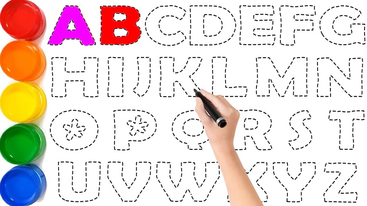 ABC Drawing and Coloring A to Z for Toddlers and Preschoolers, Ks Art ...