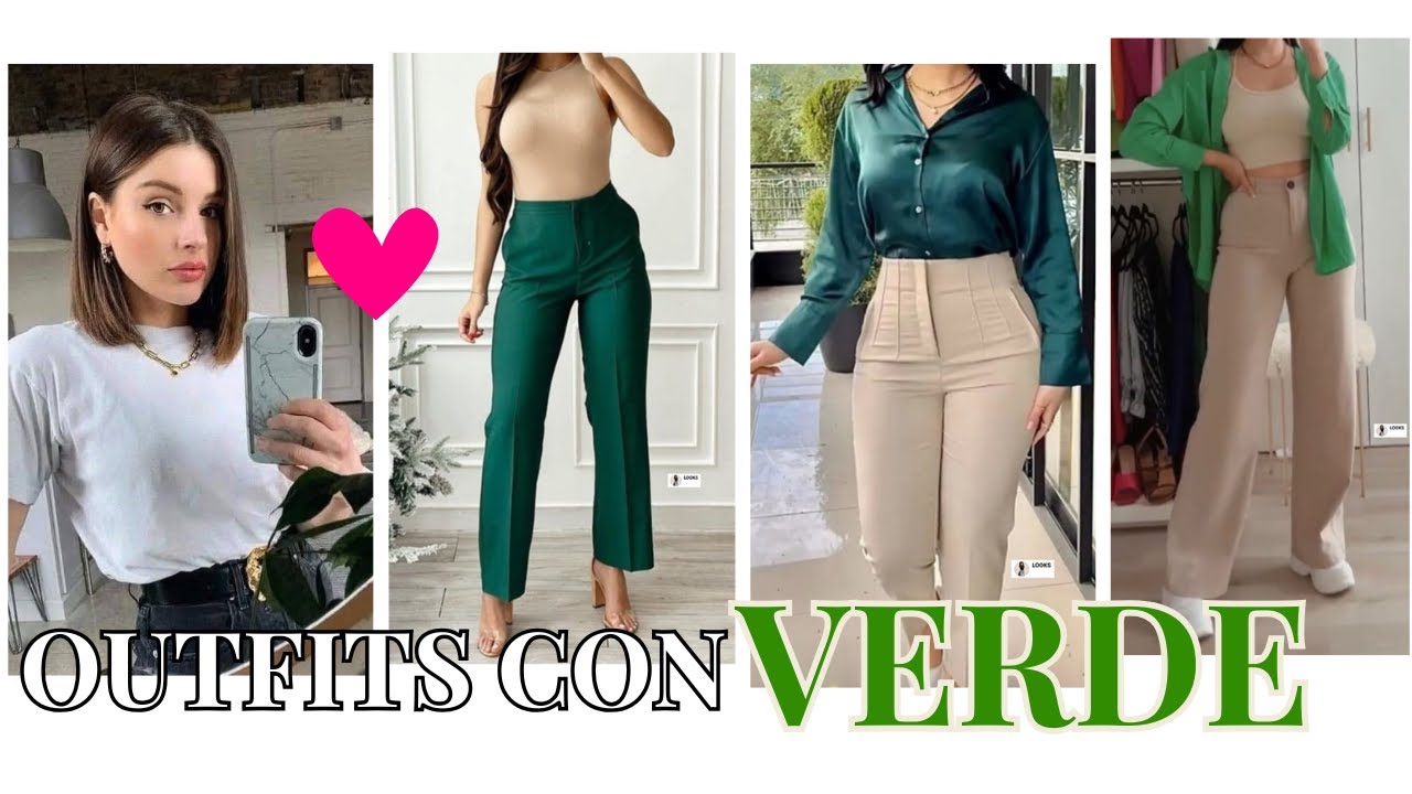 💚🤎 COMBINA BEIGE Y VERDE COMO UNA EXPERTA 😍 Outfits ELEGANTES y con ...
